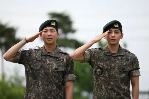 RM и Ви из BTS вернулись из армии | Оркестр CAGMO